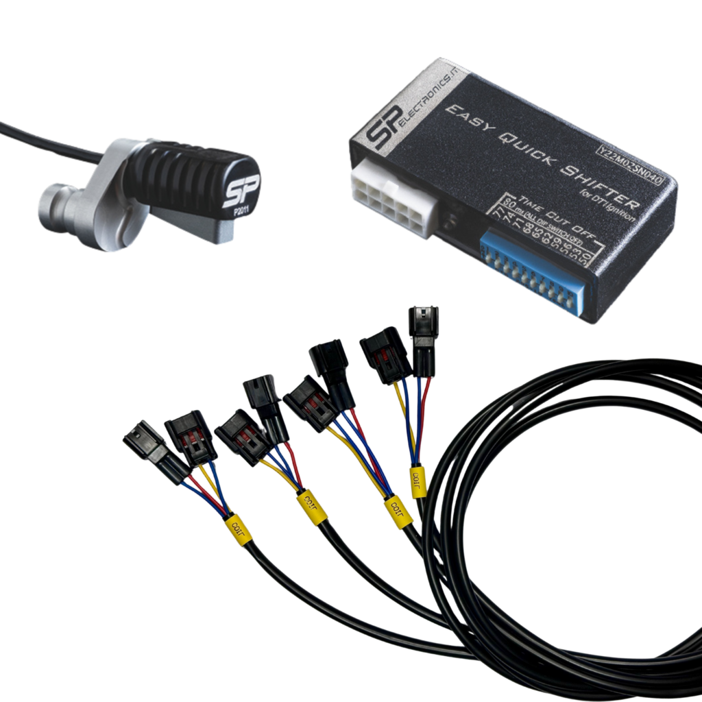 EQS DTI Quickshifter Kit with Toe Peg Sensor for 3/4 cylinder injection ...